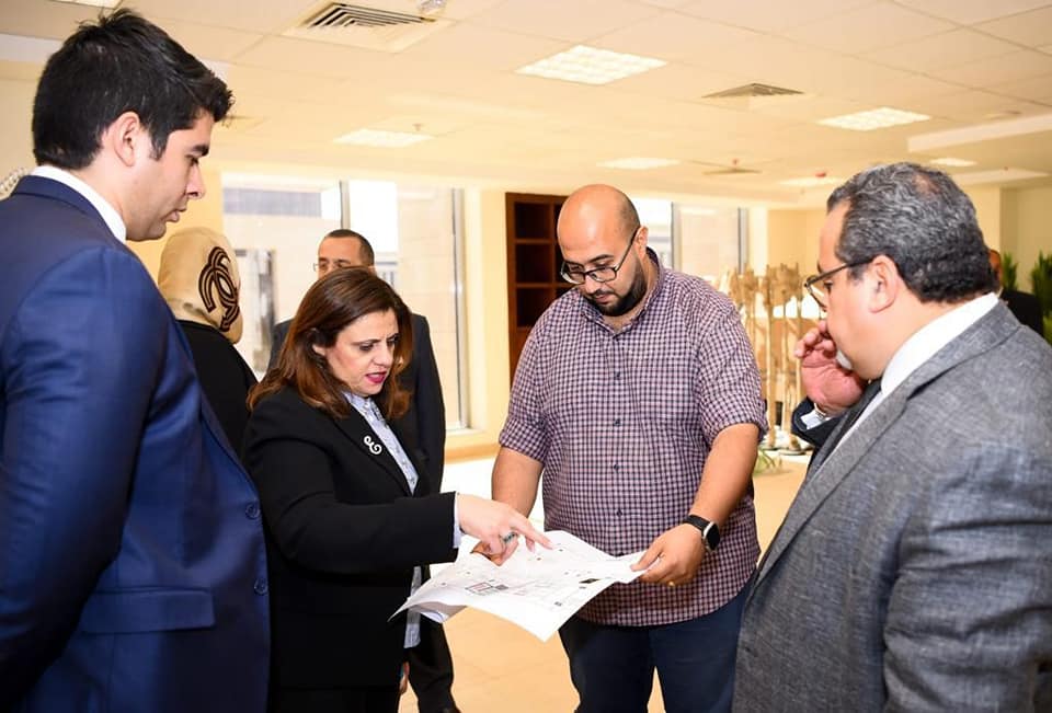النيل قناة مصر الإخبارية بالصور وزيرة الهجرة تترأس اجتماعا